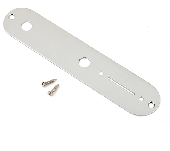 Guaranteed Genuine Fender Telecaster Control Plate Chrome w/Screws PN