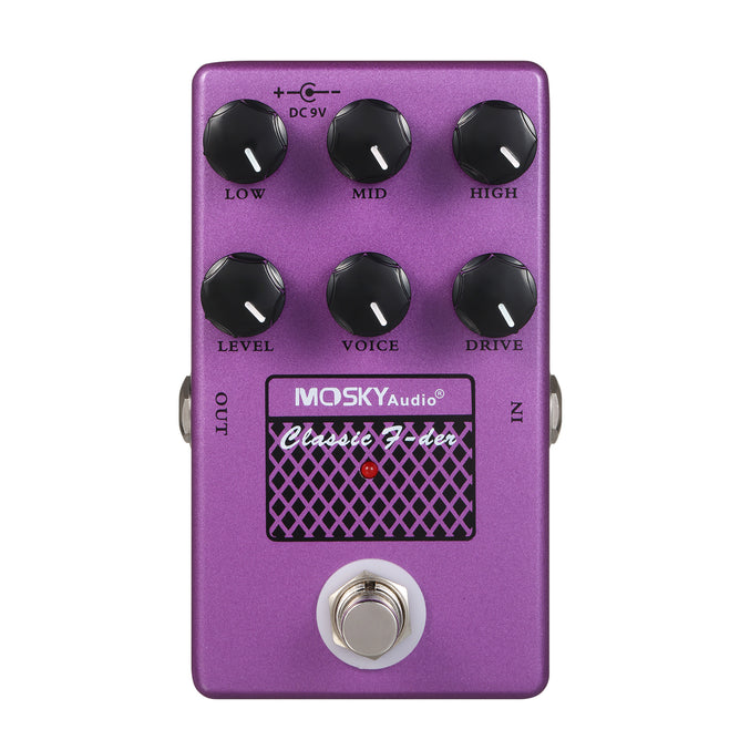 Mosky CLASSIC F-DR SPEAKER SIMULATION - Fender Blond voiced OD pedal