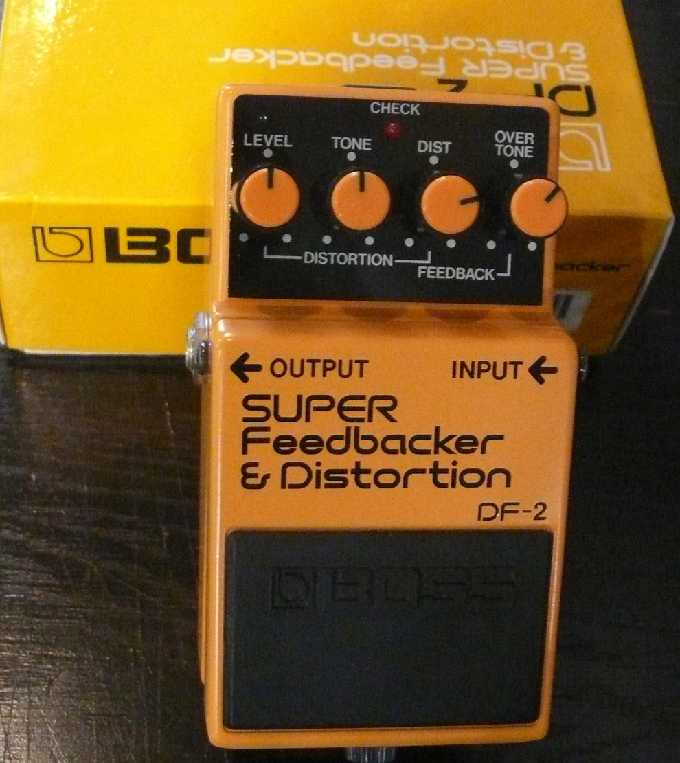 Boss DF-2 Super Feedbacker and Distortion Made in Japan